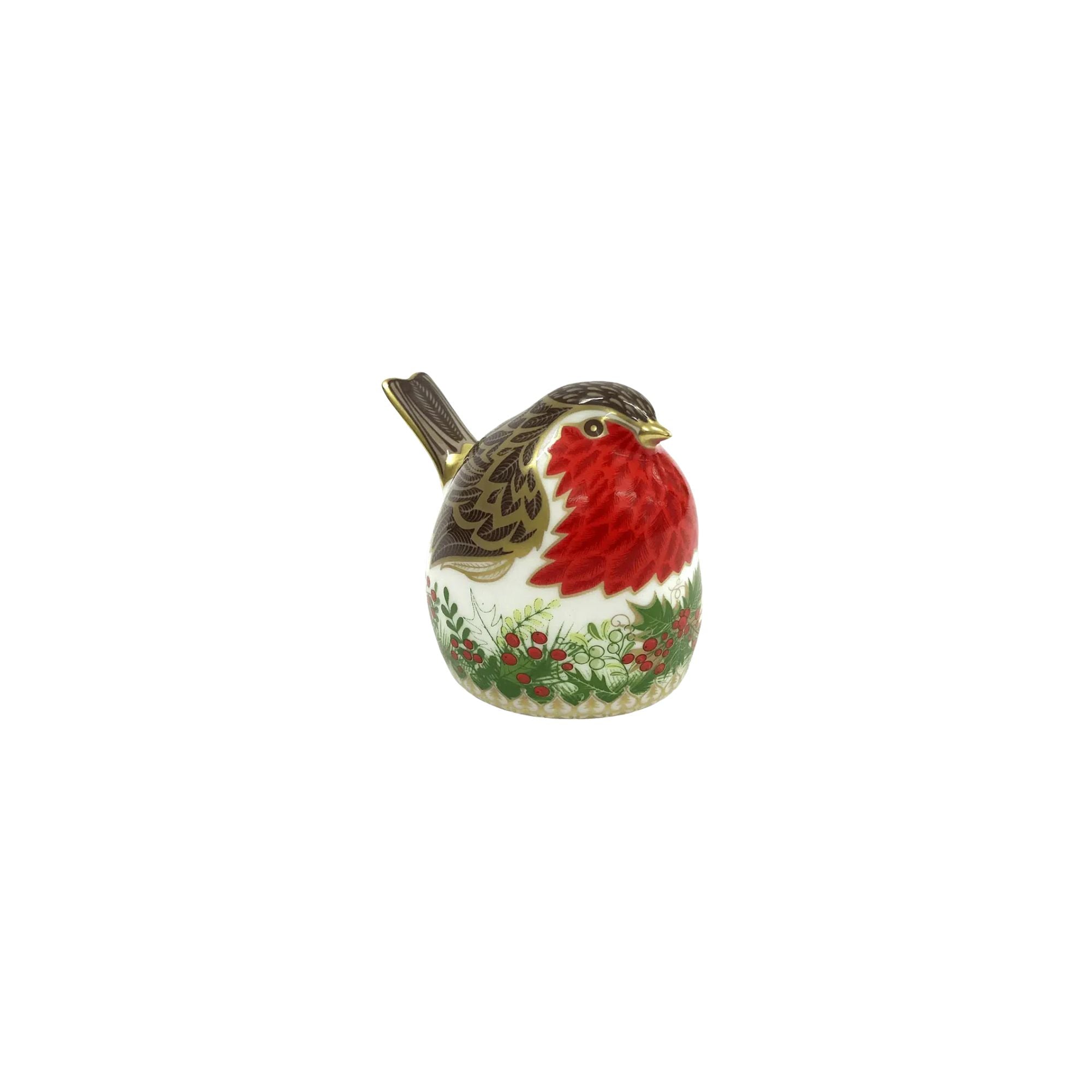 Christmas Wreath Robin Figurine/Paperweight – MAISON3AMIS